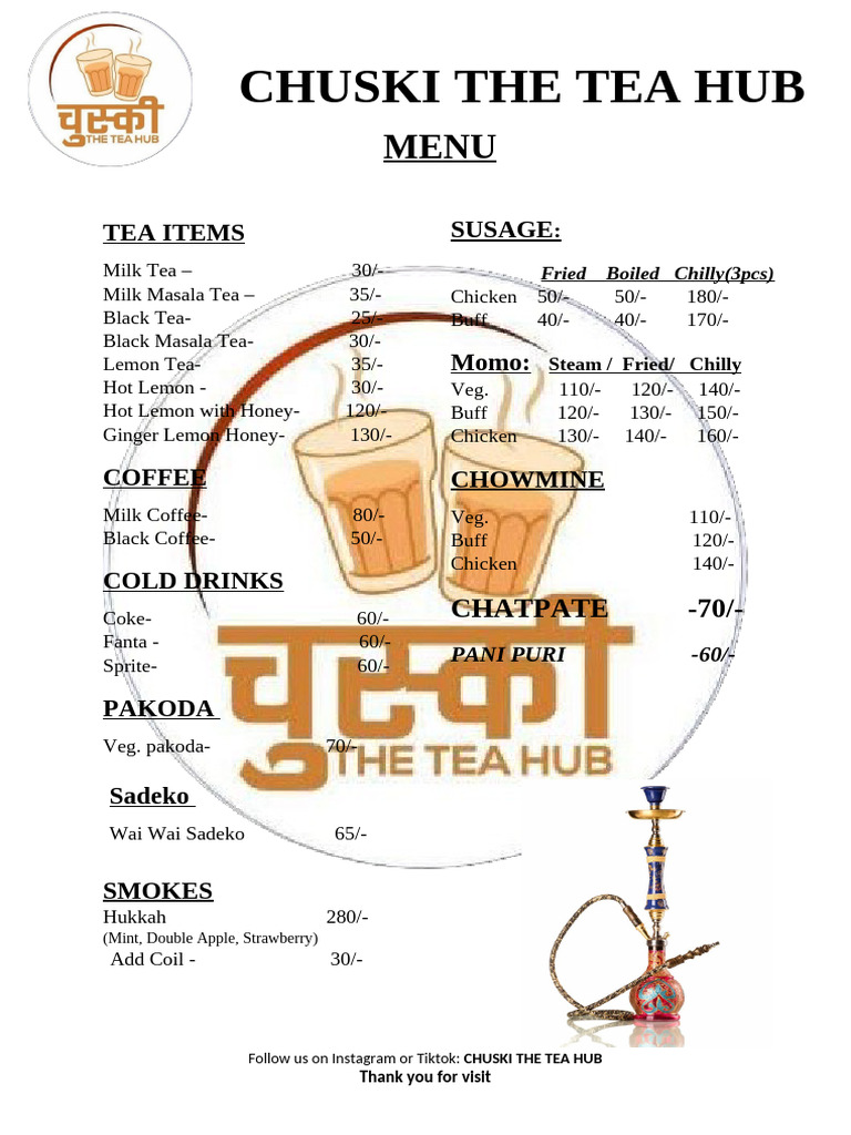 Chuski The Tea Hub | PDF