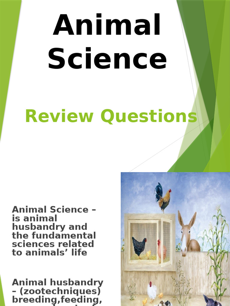 Review Questions in Animal Science For Licesure Exam in Ag Eng | PDF ...