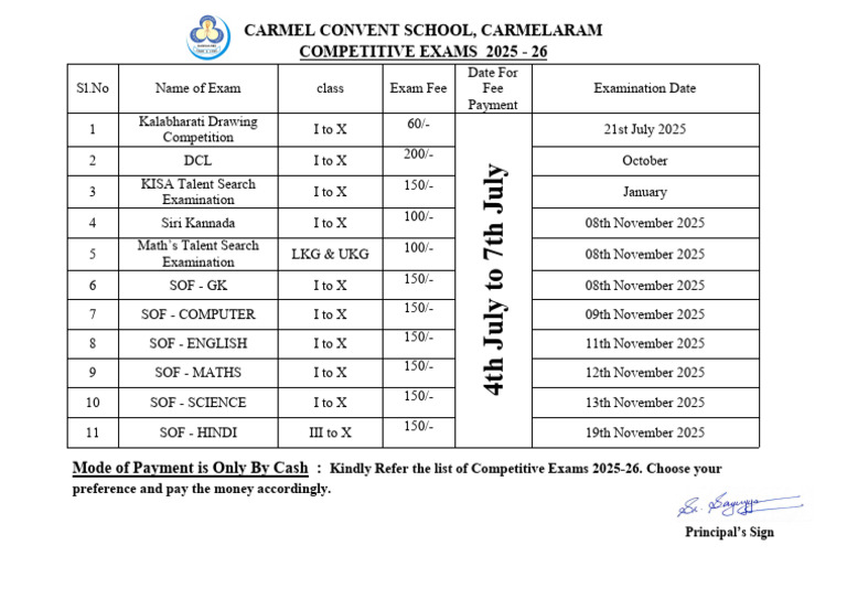 Competative Exam 2025-26-4595 | PDF