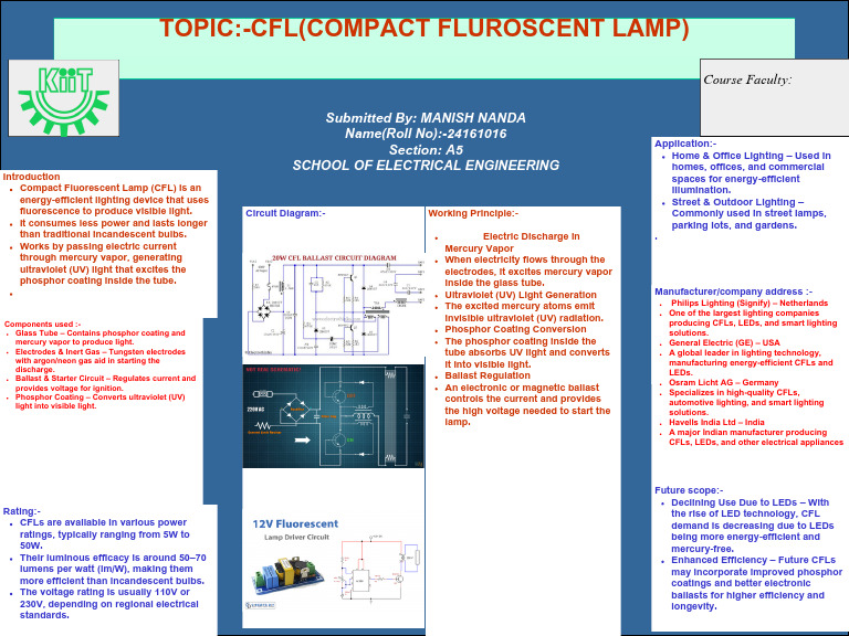SRINJOY DEB - BEE Activity3 Poster Format | PDF | Compact Fluorescent ...