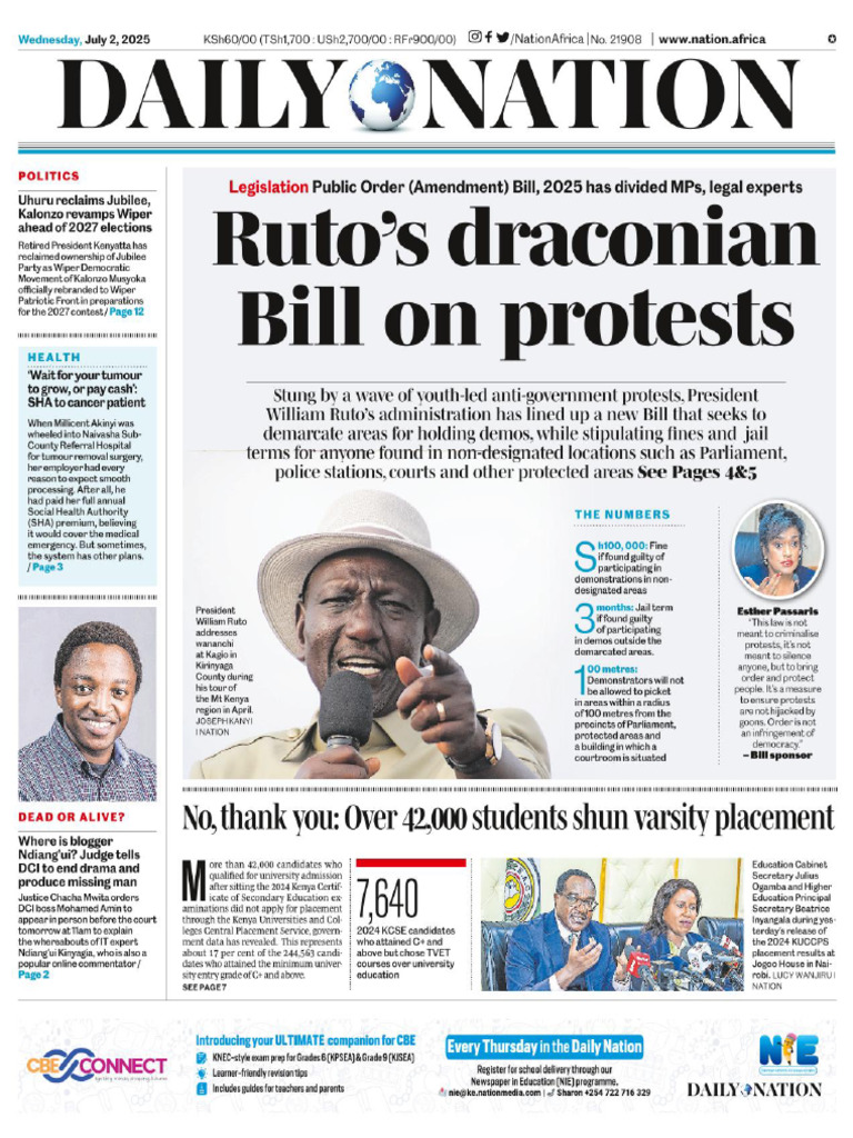 Daily Nation 2nd July 2025 | PDF