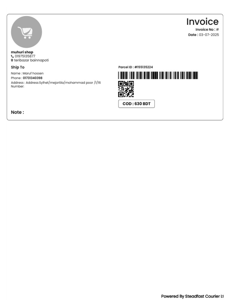 Marchant Dashboard - Steadfast Courer Limited | PDF