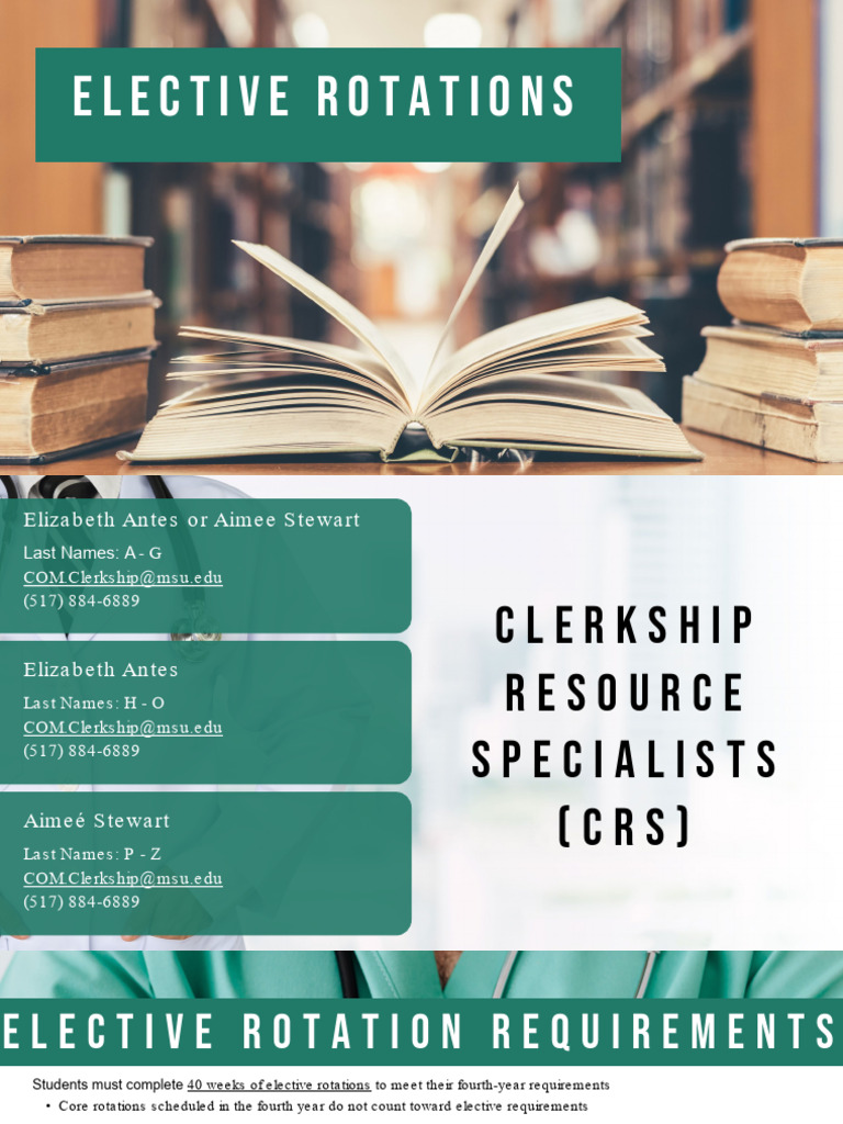 Elective Rotations (2024) | PDF | Health Care | Medicine