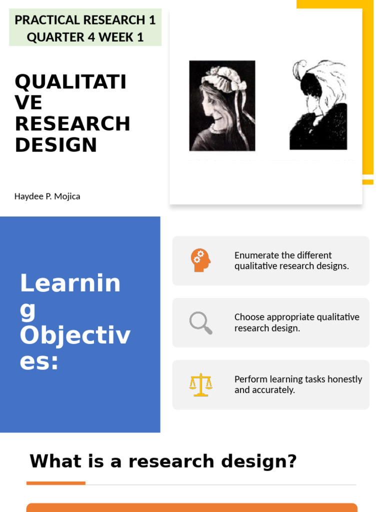 Week 1 Qualitative Research Design | PDF