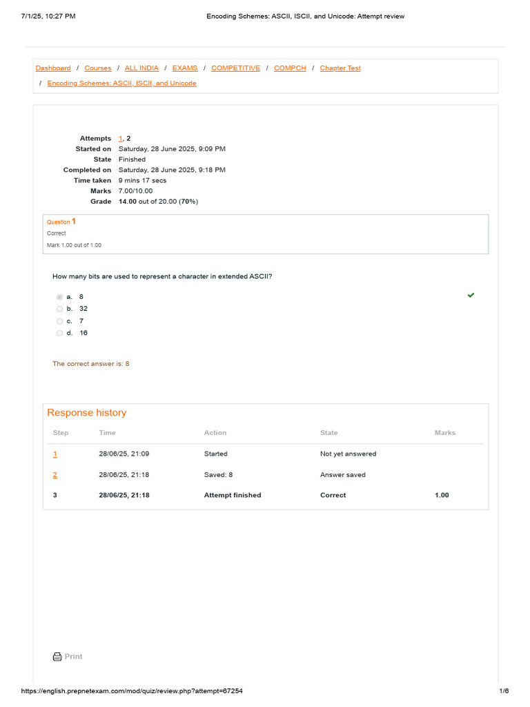 SLST - Computer Science - Encoding Schemes - ASCII, ISCII, and Unicode ...