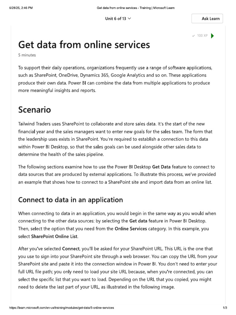 Get Data From Online Services | PDF