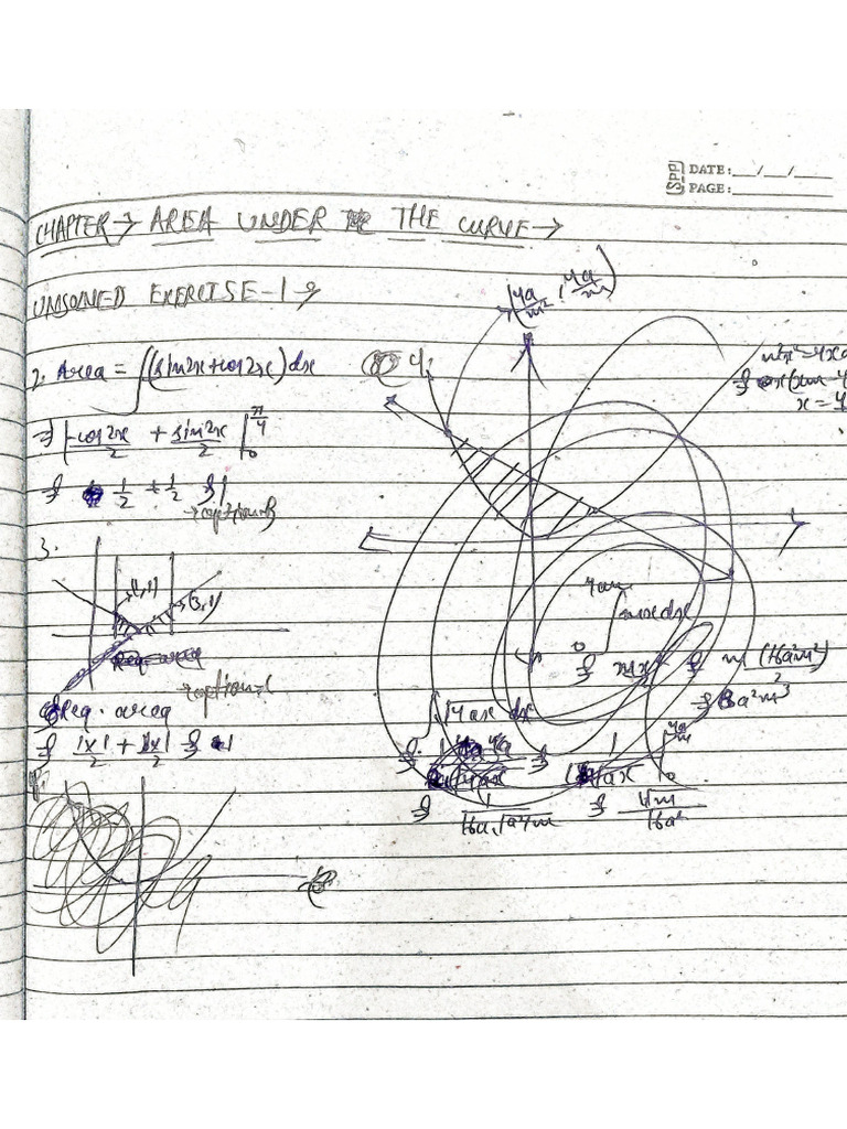 Area Under Curves Harshit | PDF