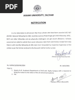 UGC JRF Continuation Certificate Form | PDF