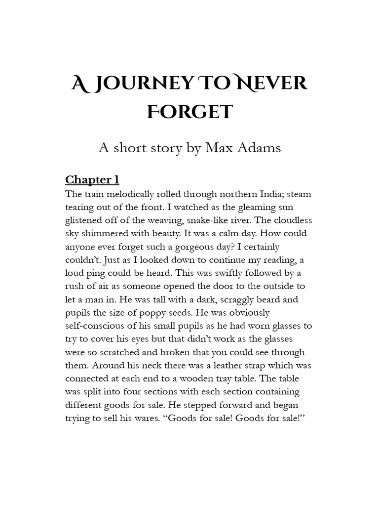 A Journey To Never Forget | PDF