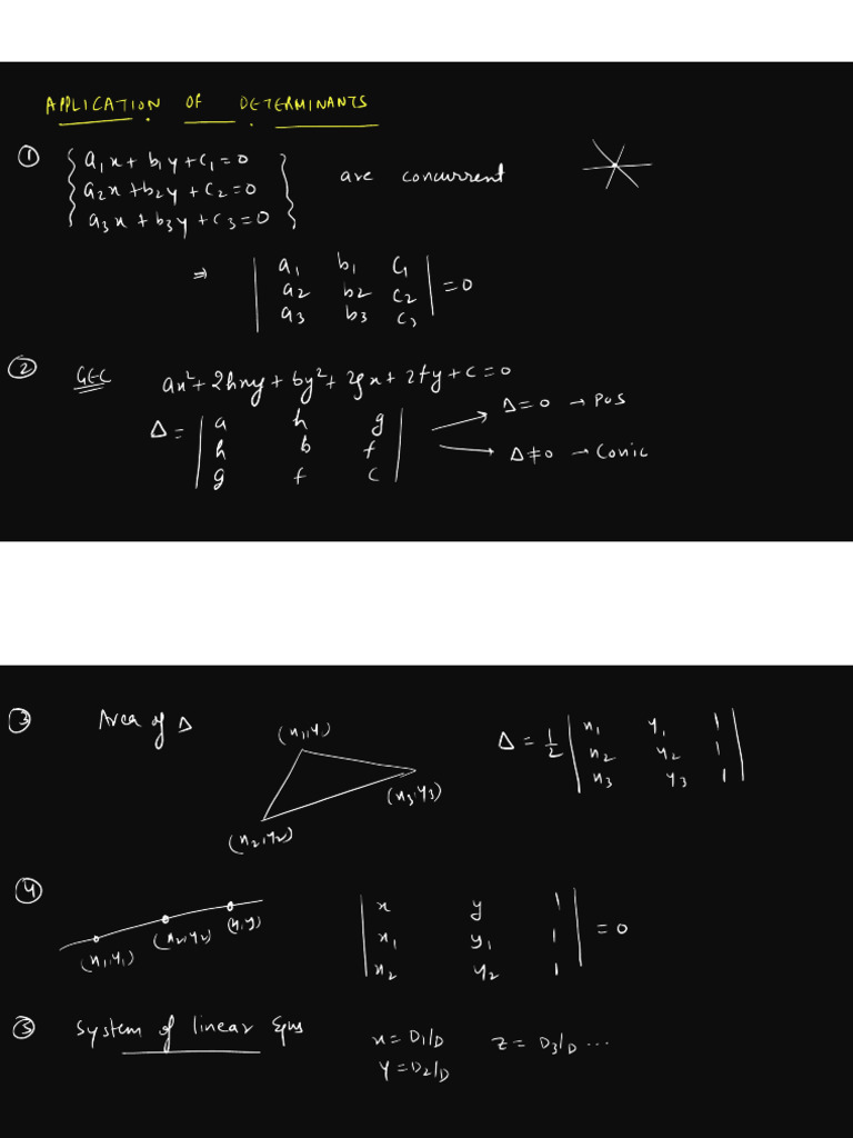 l11. Mathematics Class 12th n1 Determinants 14 June 2025 | PDF