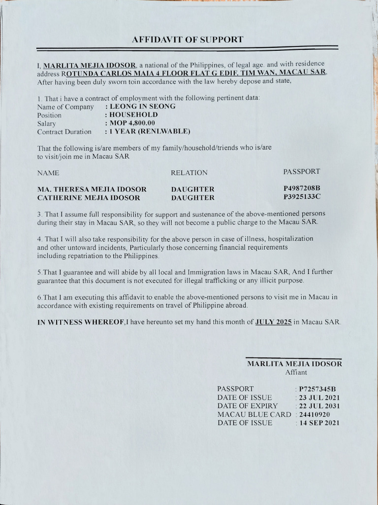 Invitation Letter. Macau | PDF