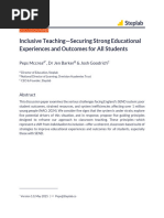 EEF Special Educational Needs in Mainstream Schools Guidance Report ...