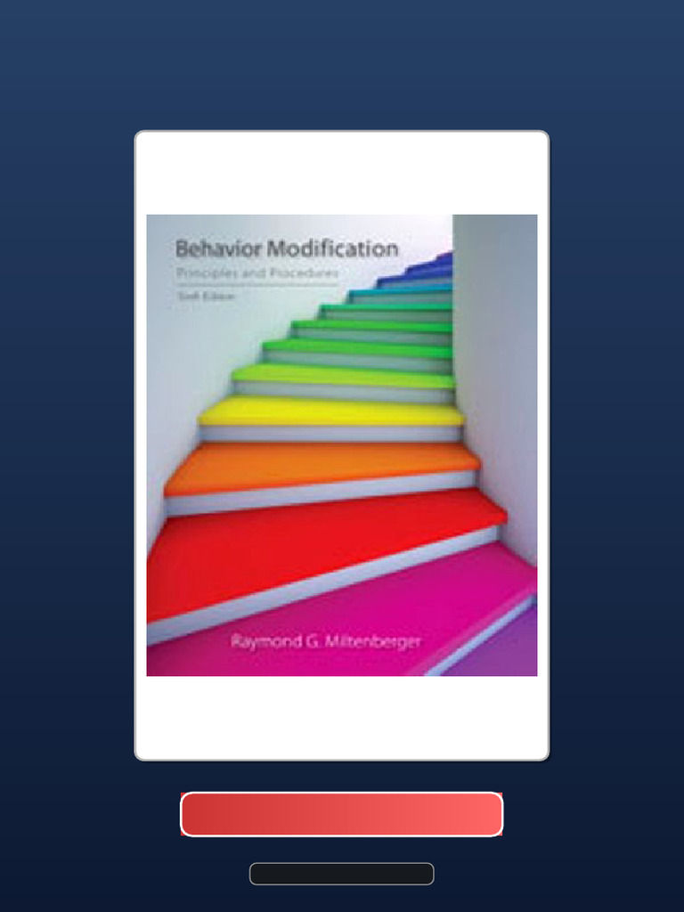 Behavior Modification Principles and Procedures 6th Edition ...