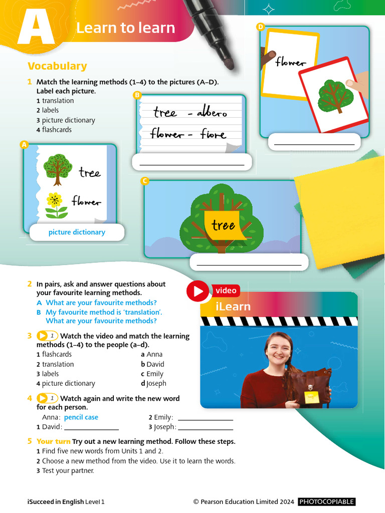 ISucceed in English TR1 Learn To Learn A | PDF