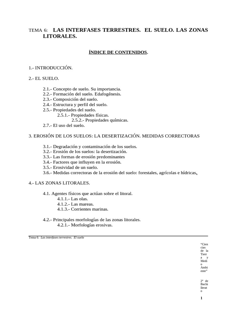 CTMA6 Interfases Con Fig | PDF | Suelo | Meteorización