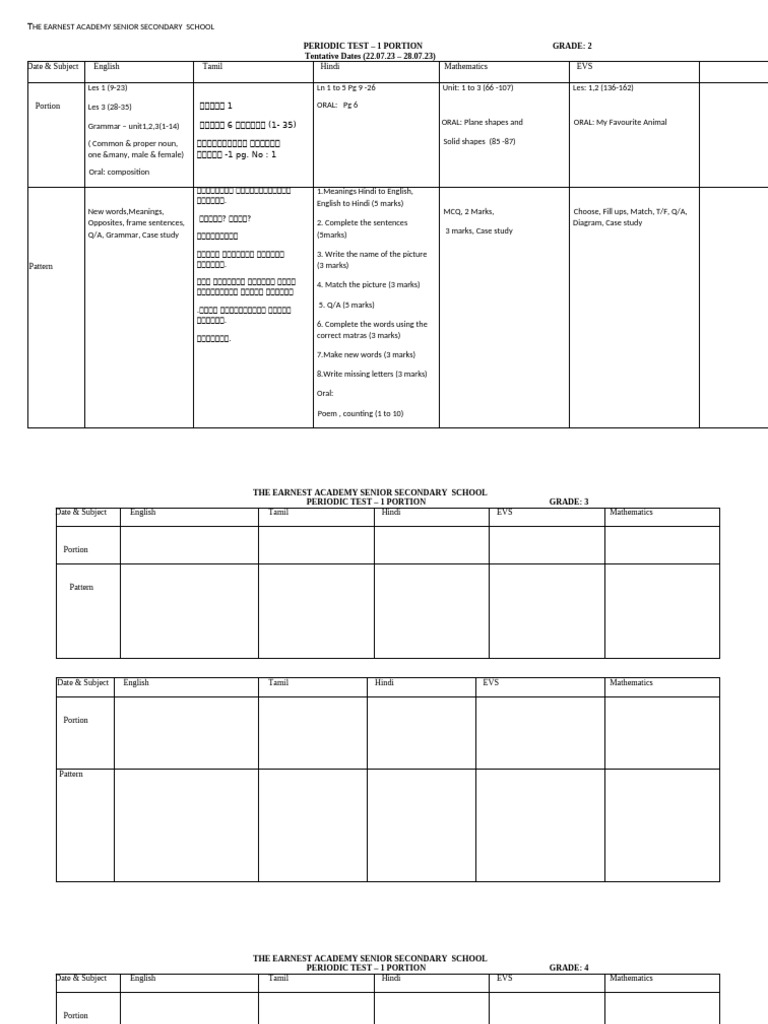 GR-2 PT-1 Portion and Pattern | PDF