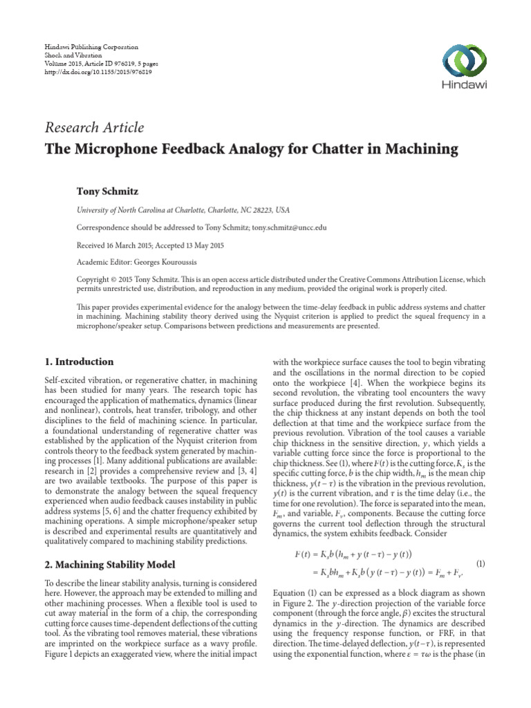 Microphone Feedback Analogy For Machatr | PDF | Loudspeaker | Microphone
