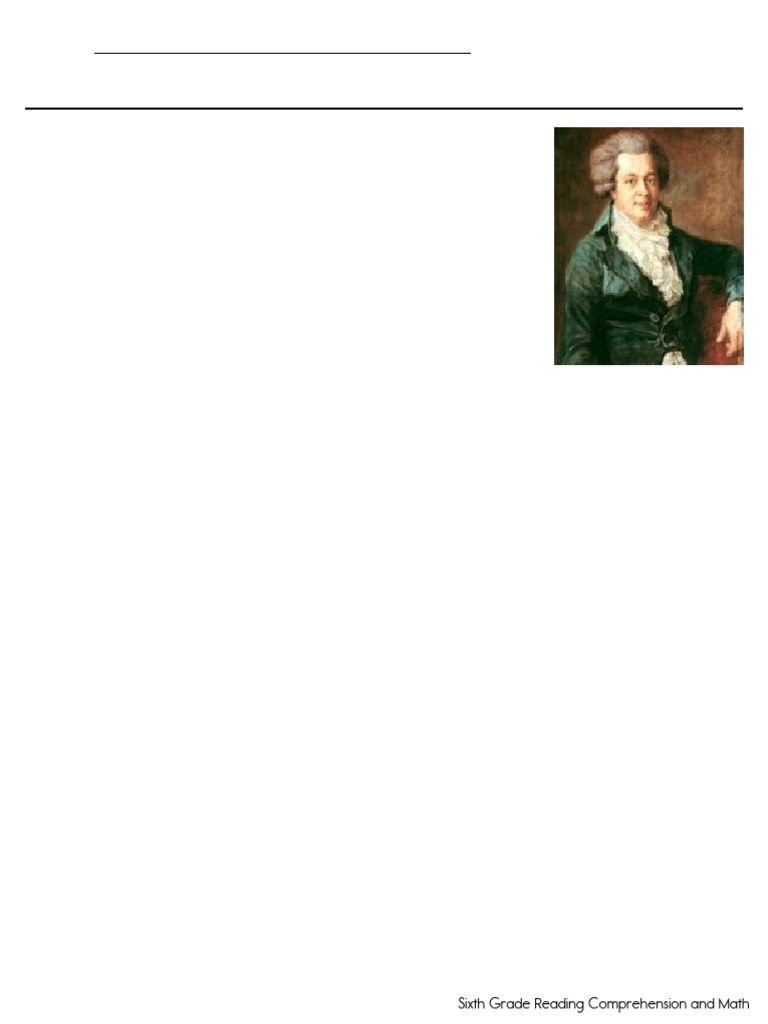 Mozart: A Musical Prodigy | PDF | Meteoroid | Wolfgang Amadeus Mozart