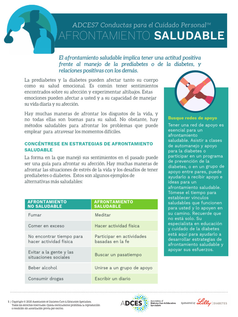Estrategias de Afrontamiento Saludable | PDF | Las emociones | Sicología