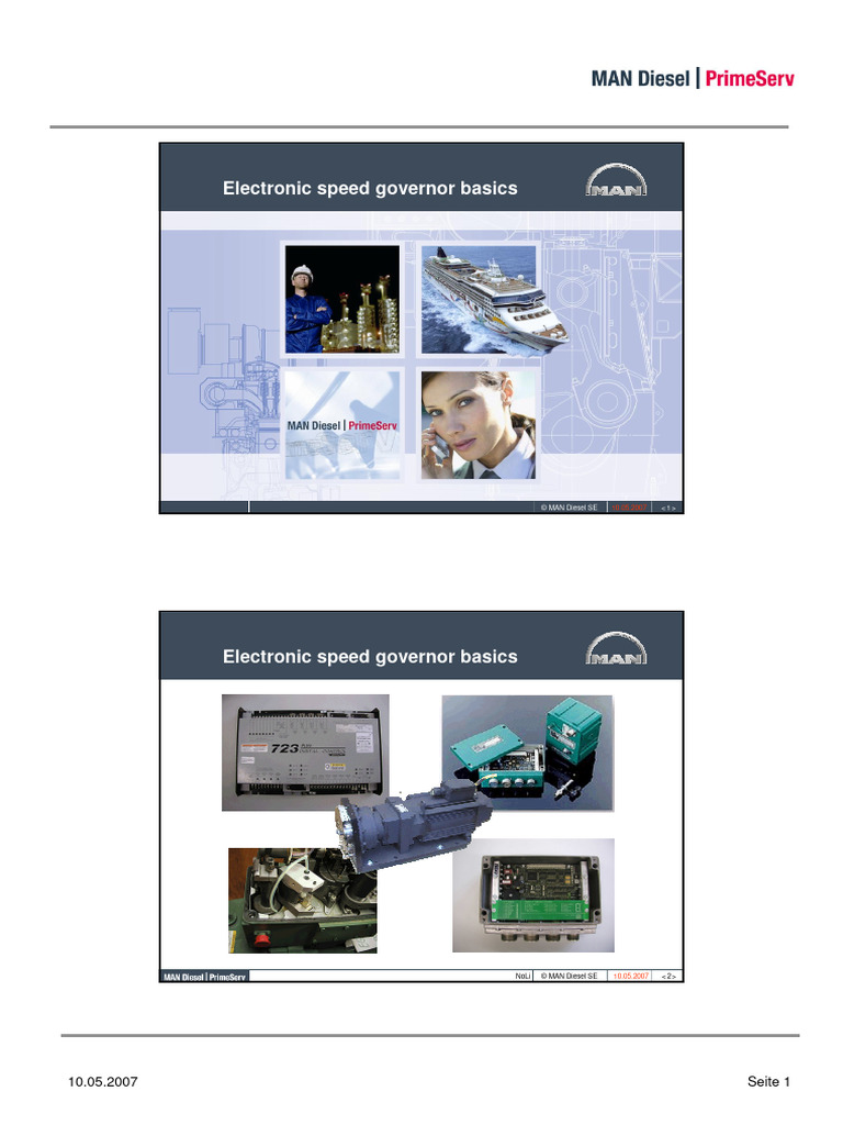Electronic Speed Governor Overview | PDF | Mechanical Engineering ...