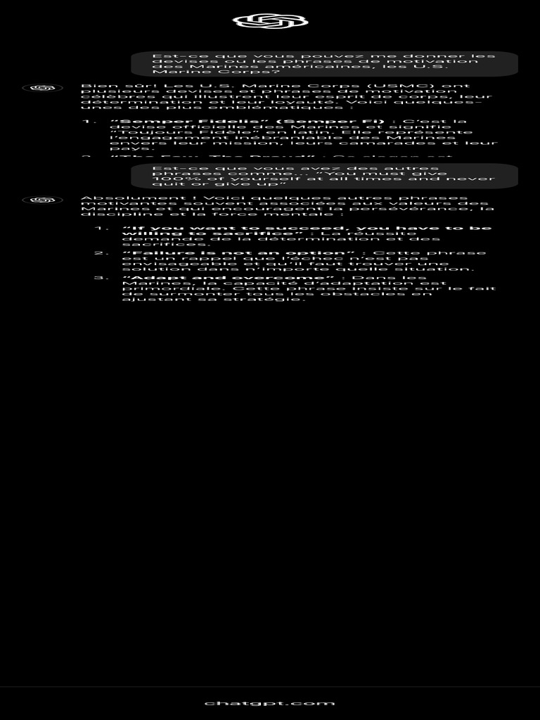 Devises des Marines américaines | PDF