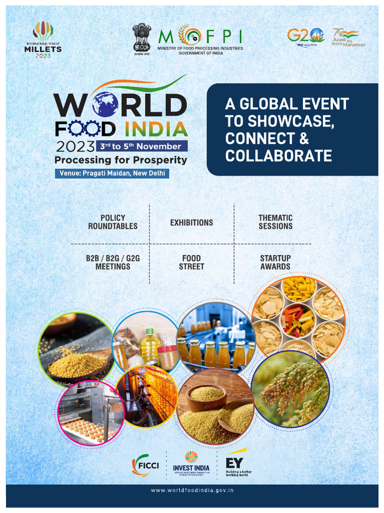 World Food India 2023 Brief Compressed | PDF
