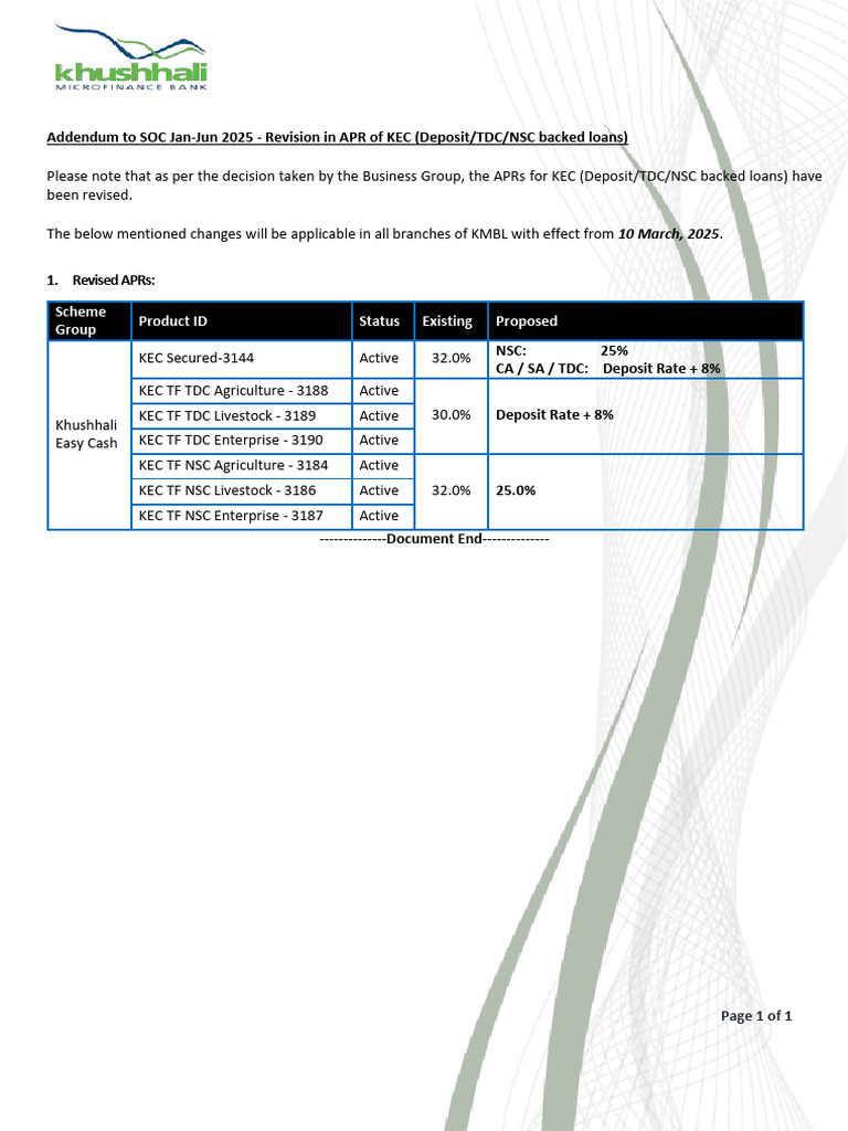 2nd Addendum To SOC Jan Jun 2025 | PDF