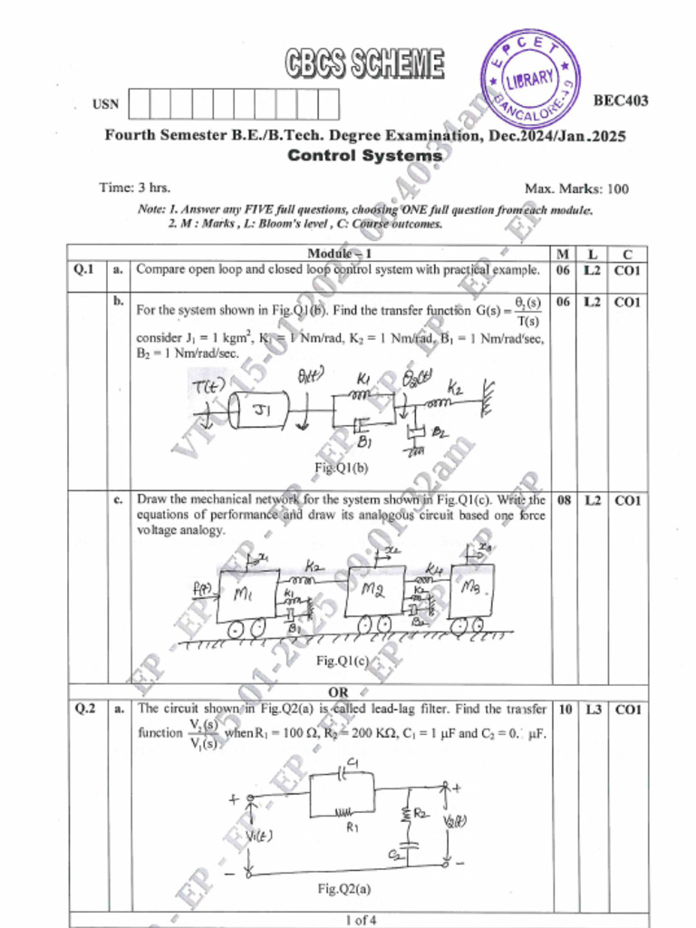Bec403 Jan 2025 | PDF