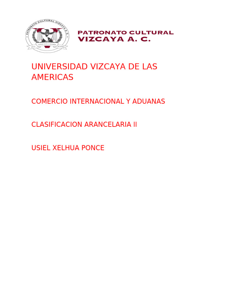 Clasificacion Arancel 2 | PDF | Arancel | aduana