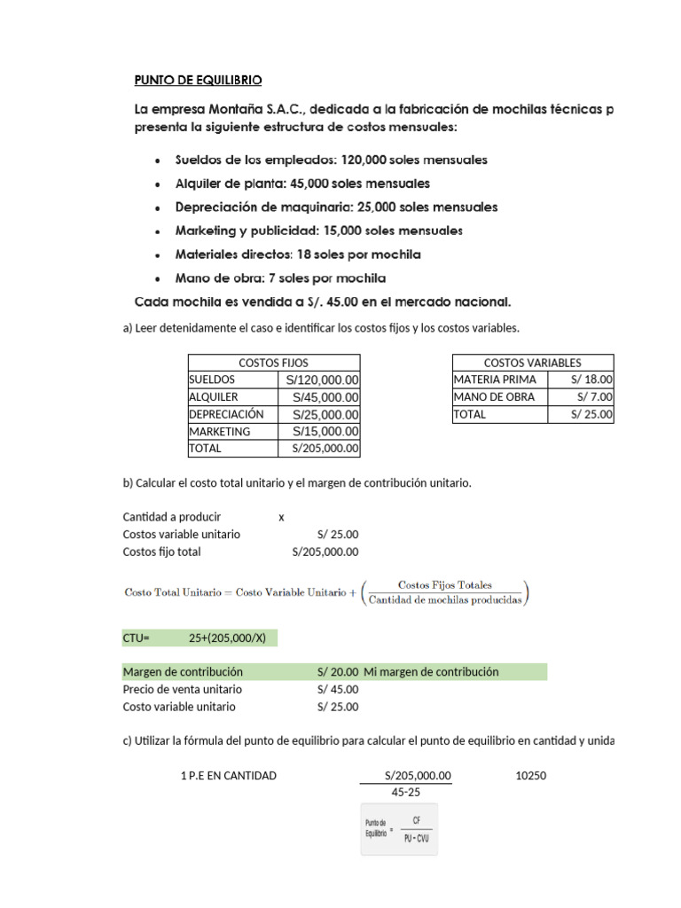 Examen Final Contabilidad de Costos - Luz Gabriela Yomona Cerdan | PDF | Precios | Estado de ...