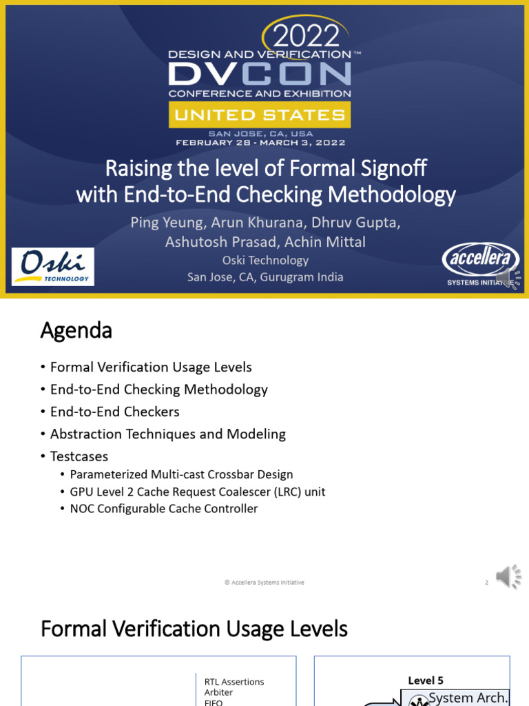 Raising The Level of Formal Signoff With End To End Checking Methodology | PDF | Cpu Cache ...