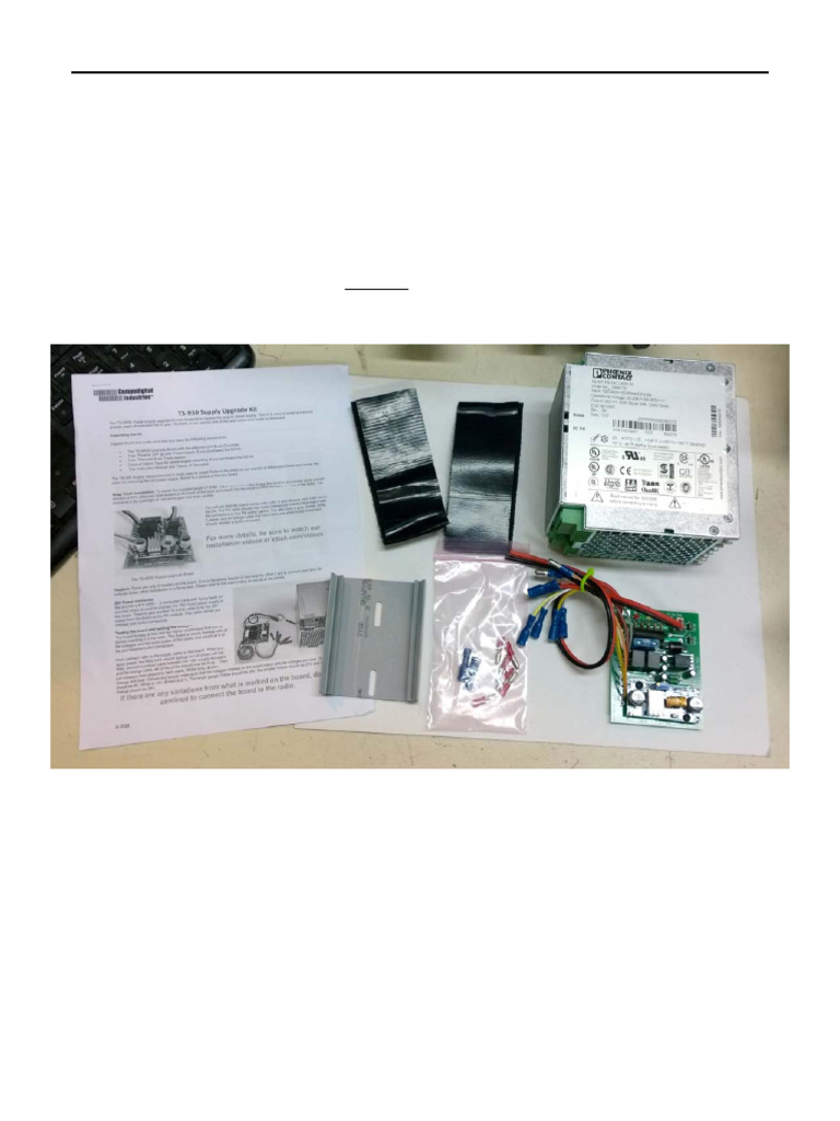 Installing The Compudigital Power Supply Conversion Kit in Your TS-930S ...