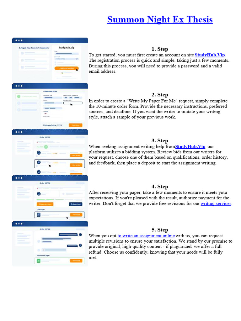 Summon Night Ex Thesis | PDF