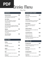 Hennies Full Drinks Menu A3 Web - 230830 - 075539 | PDF | Drink ...