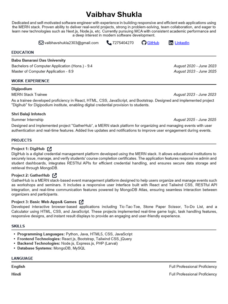 Vaibhav Shukla 7275404270-1 | PDF | Web Application | Java Script