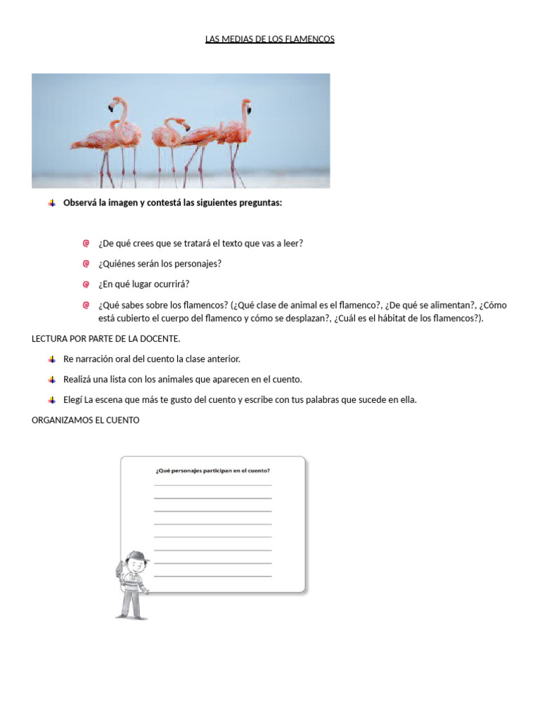 Las Medias de Los Flamencos Imprimir | PDF