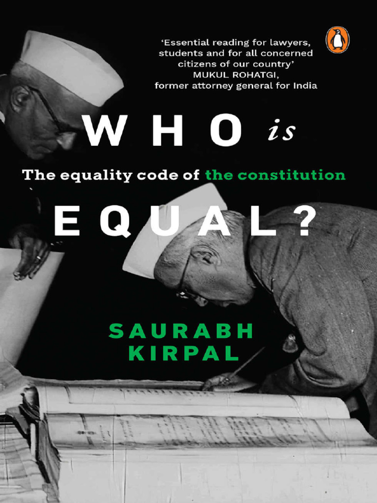 Who Is Equal - Saurabh Kirpal - Null, Null, 2024 - Penguin Random House ...