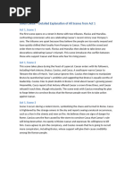 Act 2 Summary of Julius Caesar | PDF