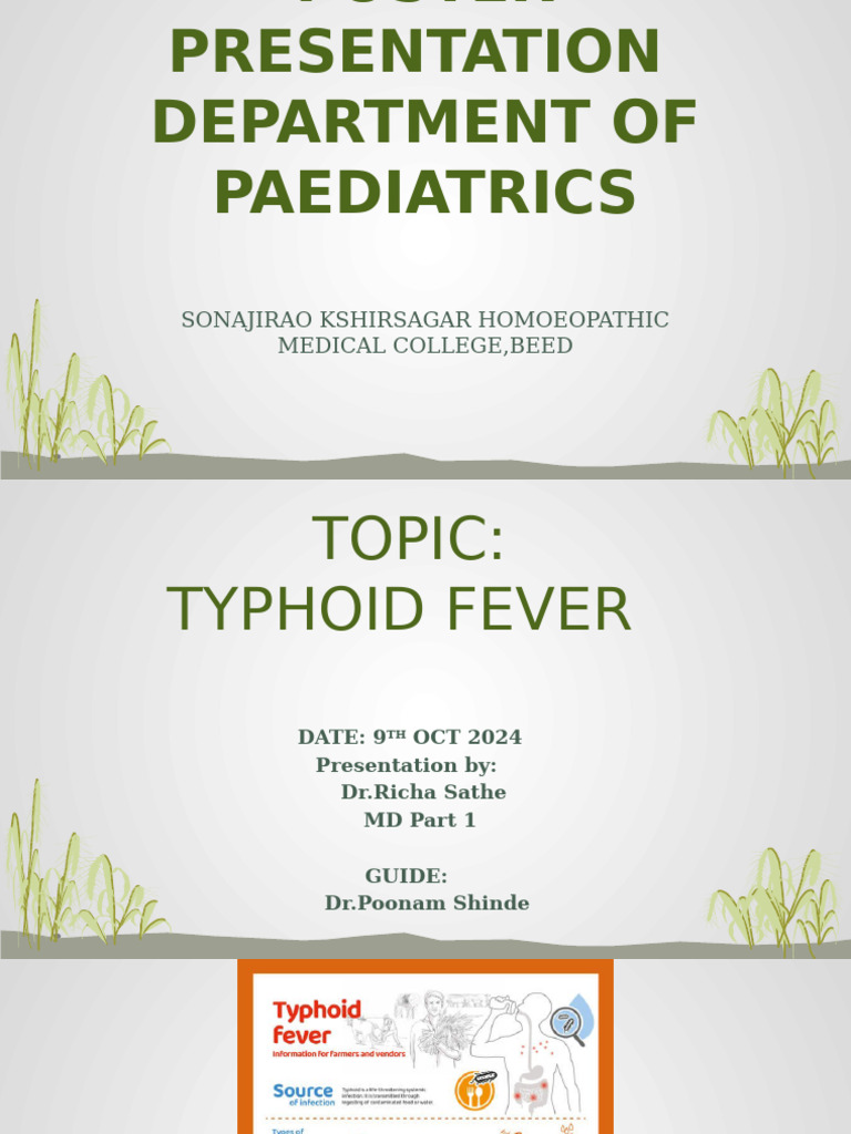 Homoeopathic Remedies for Typhoid Fever | PDF | Fever | Diseases And ...