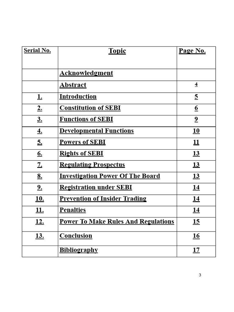 Constitution, Rights, Powers and Functions of Sebi | PDF | Securities ...