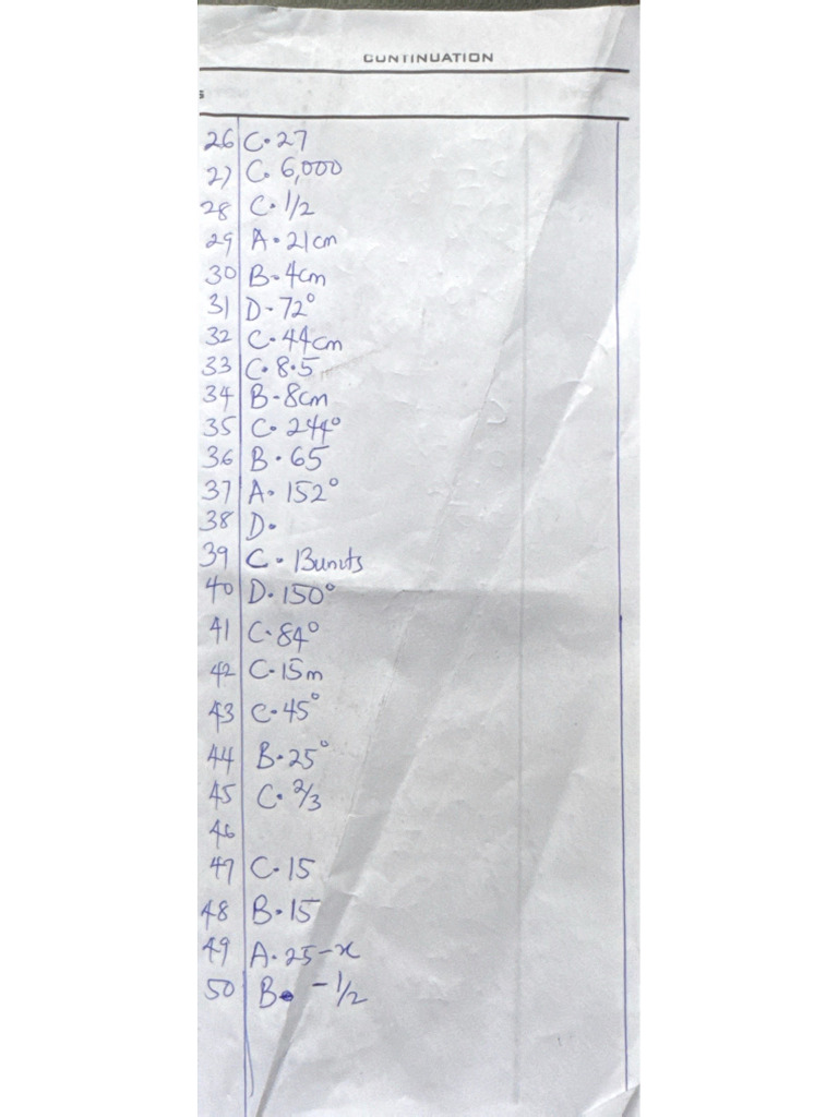 Math Obj Solution Part 2 | PDF