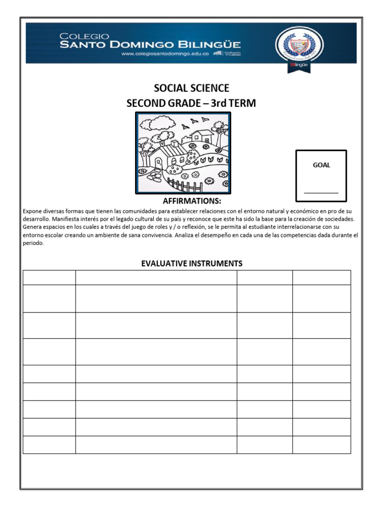 2 Grade - Social Science Third Term | PDF | Educación en artes liberales