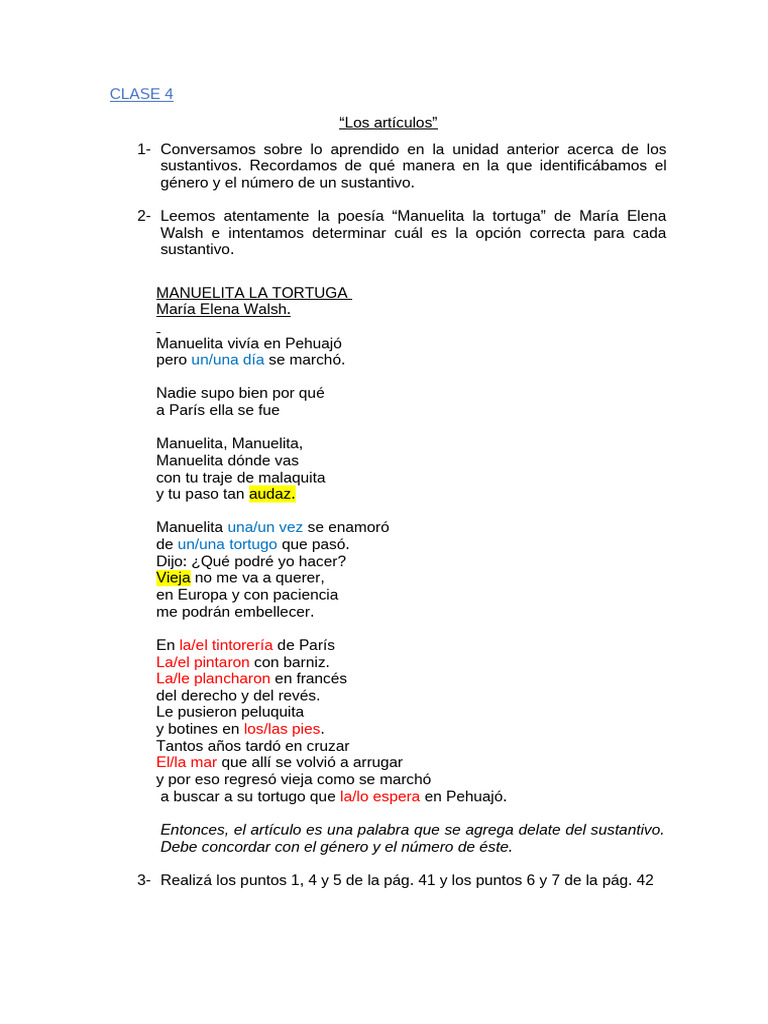 Clases de PDL Unidad 2 Con TP de Repaso | PDF | Adjetivo | Novelas