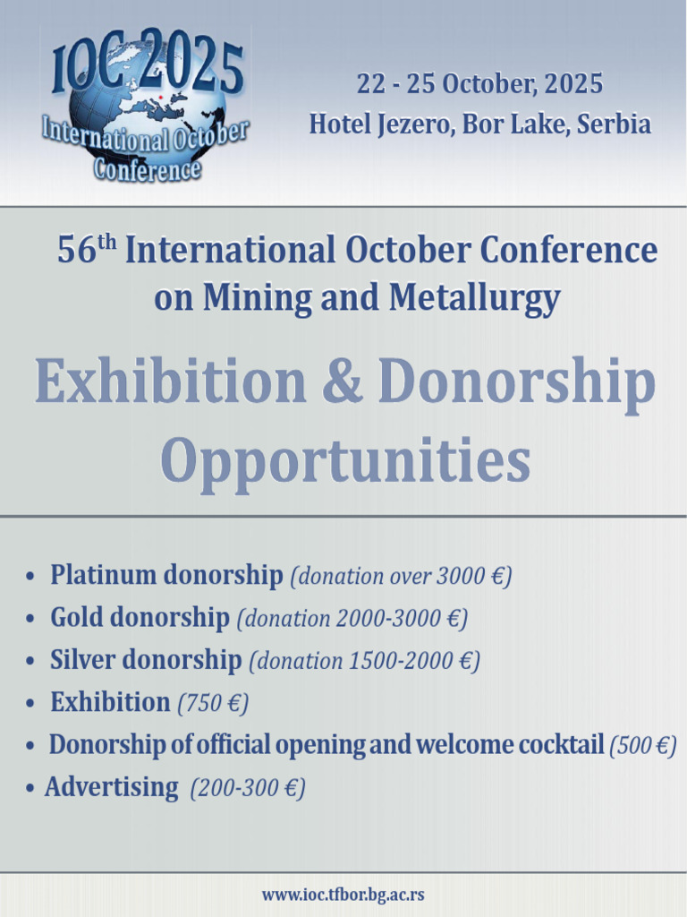 IOC 2025 Donorship Opportunities | PDF