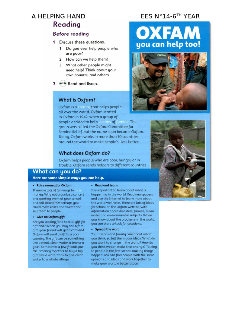 A Helping Hand | PDF