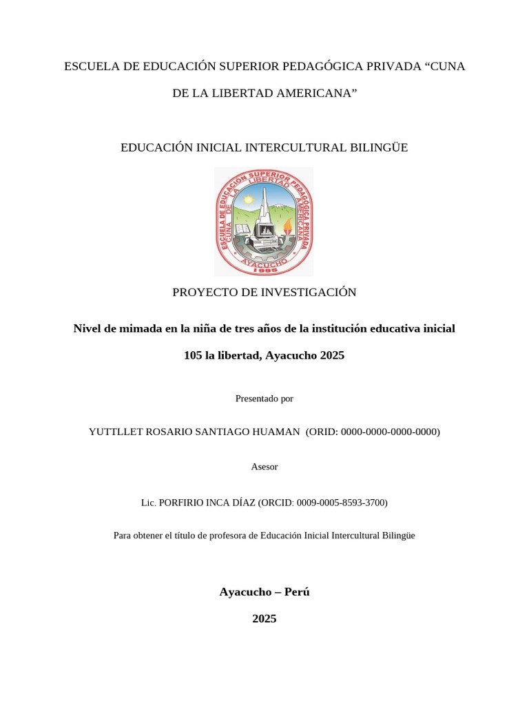 Aprendo Haciendo Proyecto III-C-2025 (1) Yuli Avance | PDF | Adultos | Educación de la primera ...