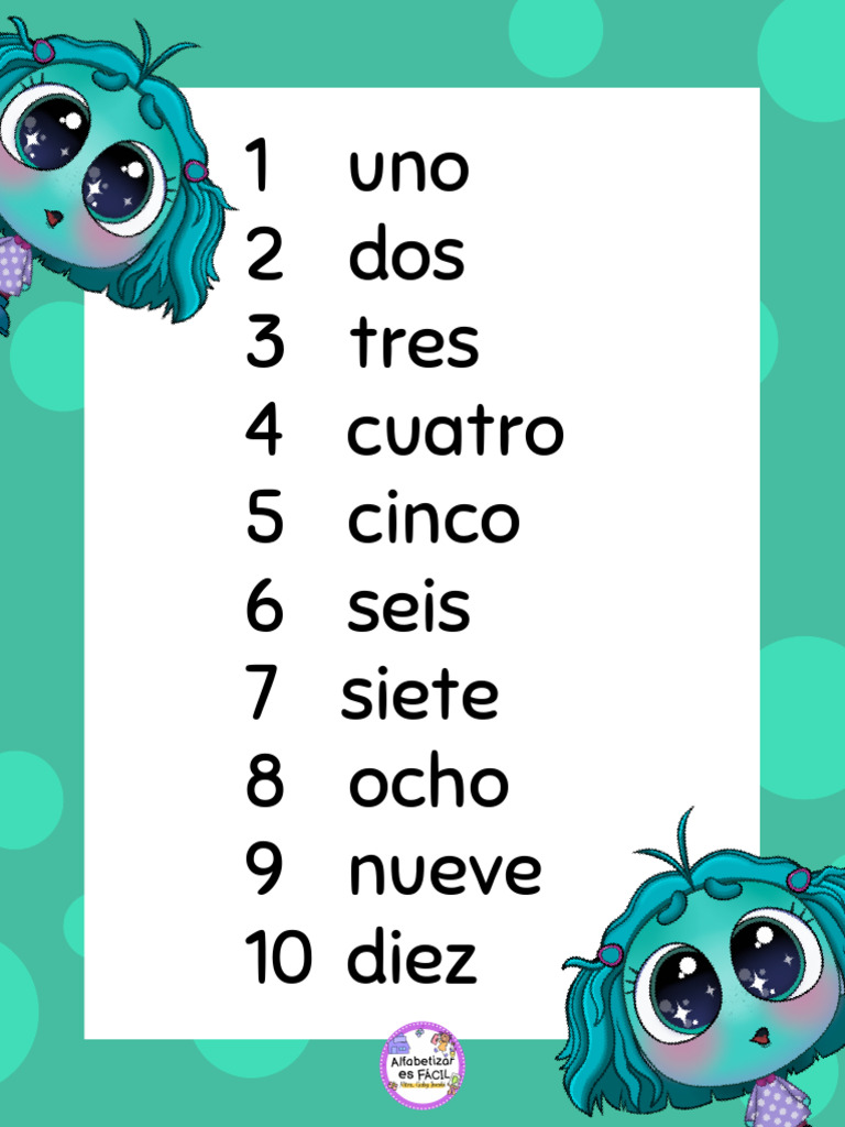 Numeros Con Nombre | PDF