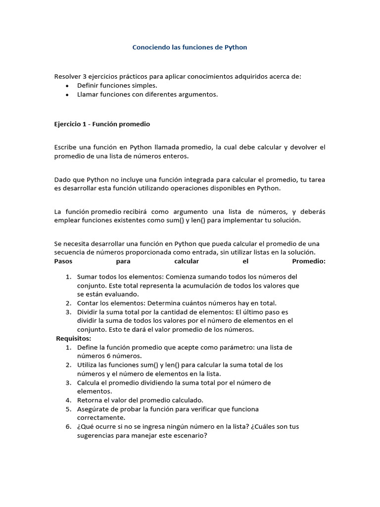 Python Módulo 4 Pdf Python Lenguaje De Programación Función