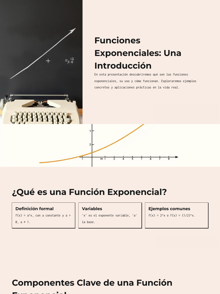 Funciones Exponenciales | PDF | Funcion exponencial | Exponenciación