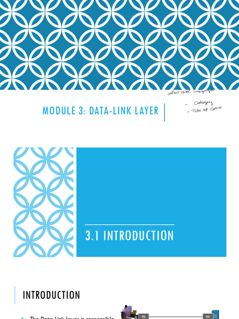 Module 3 Data Link Layer | PDF | Network Topology | Computer Network